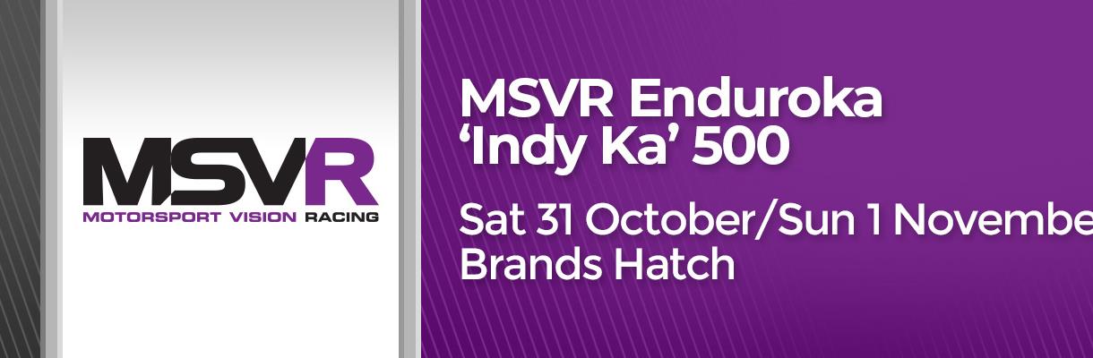 MSV Tickets - MSVR Brands Hatch Indy, KA 500 - Brands Hatch
